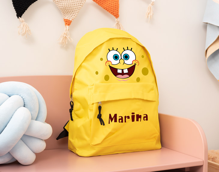 Customised backpack "Sponge Bob" - Made in Gift