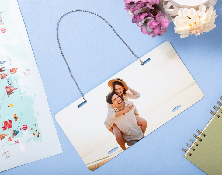 Placa metálica personalizada