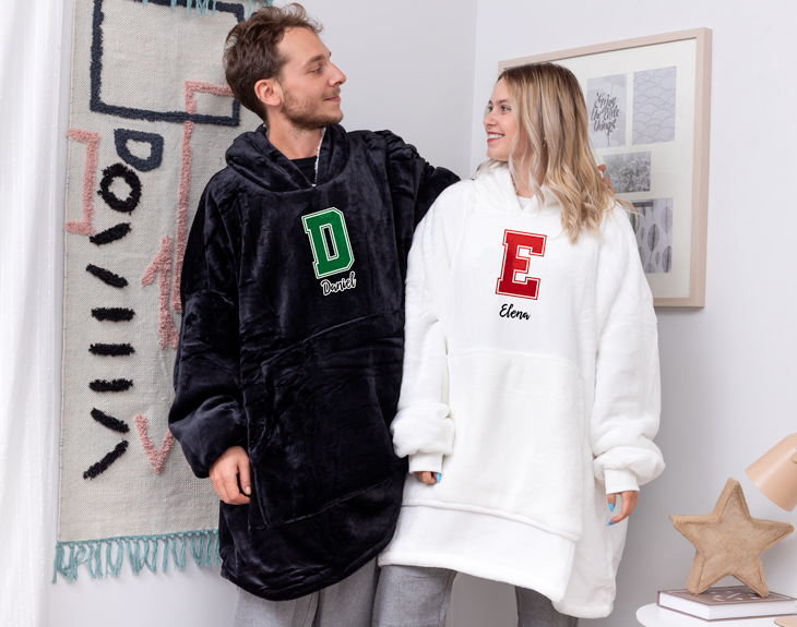 Snuggie personalizado "Alfabeto College" - Regalo Original