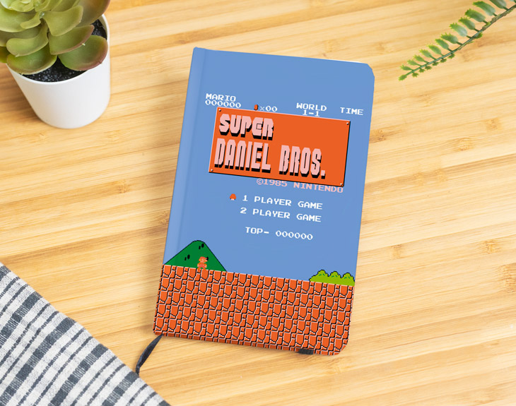 Cuaderno personalizado "Super Mario"