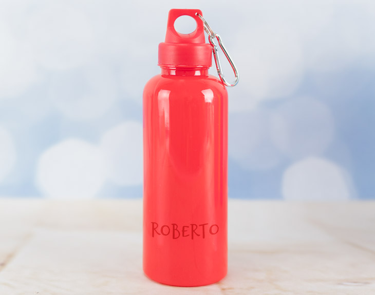 Customised neon red bottle - Made in Gift