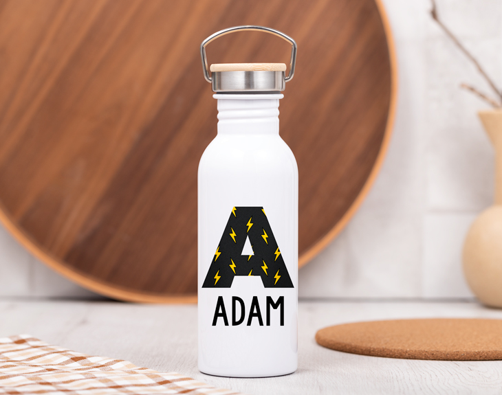 Botella Forest "Alfabeto Rayitos" - Regalo Original