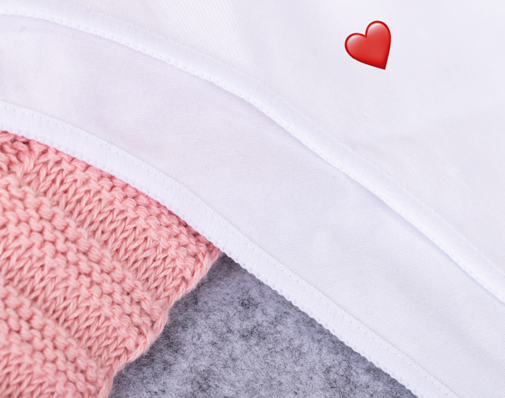 Personalised panties "Hearts with photo" - Made In Gift