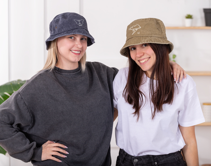 Personalisierter Bucket-Hut „Symbole“ – Made in Gift