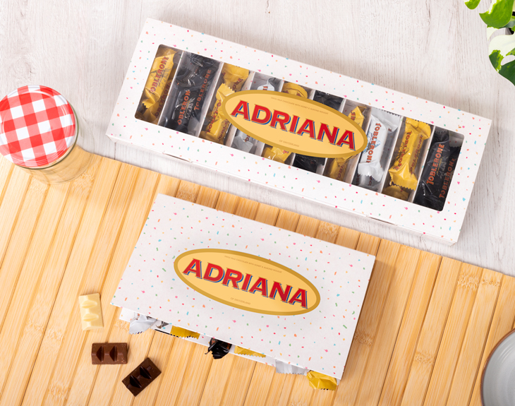 Customised Toblerone box with name - Made in Gift