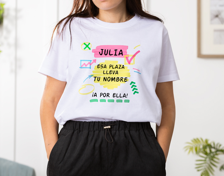 Camiseta "Oposiciones" - Regalo Original