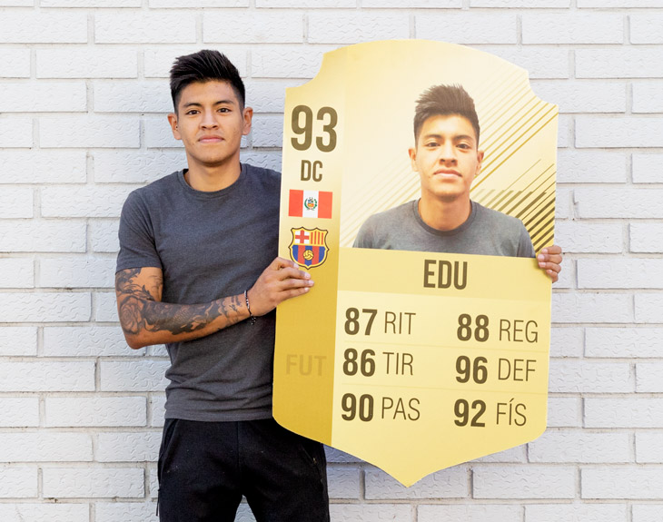 Carte FIFA FUT géante personnalisée - Madeingift.com