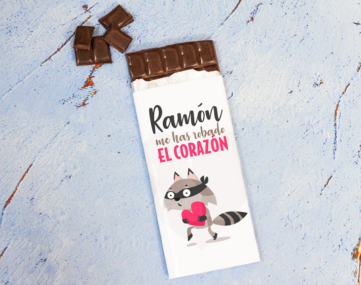 Tableta de chocolate "Me has robado el corazón" - Regalo Original