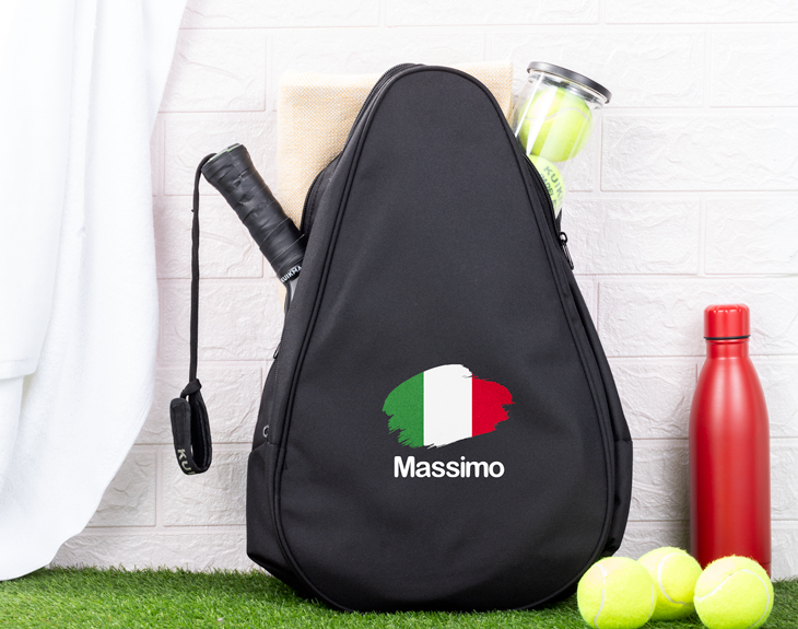 Padel racket bag "Italian flag" - Made In Gift
