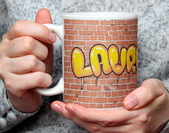 Taza "Graffiti" personalizada