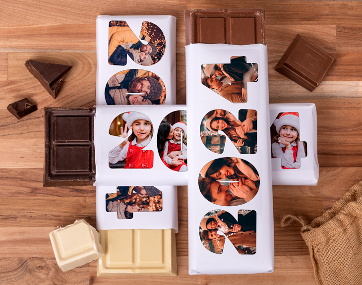 Pack of kilo-chocolates New Year - Made In Gift