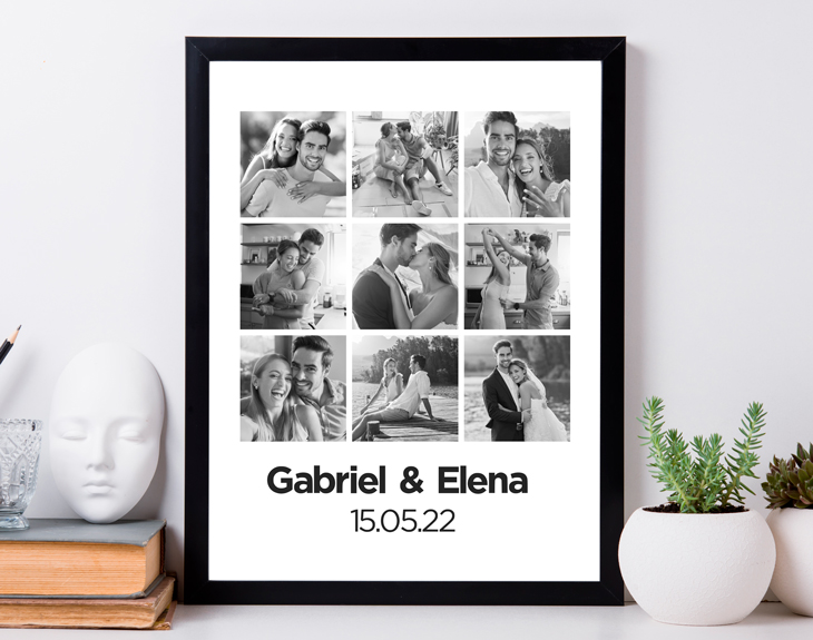 Affiche personnalisée "Collage Idéale" - Made In Gift