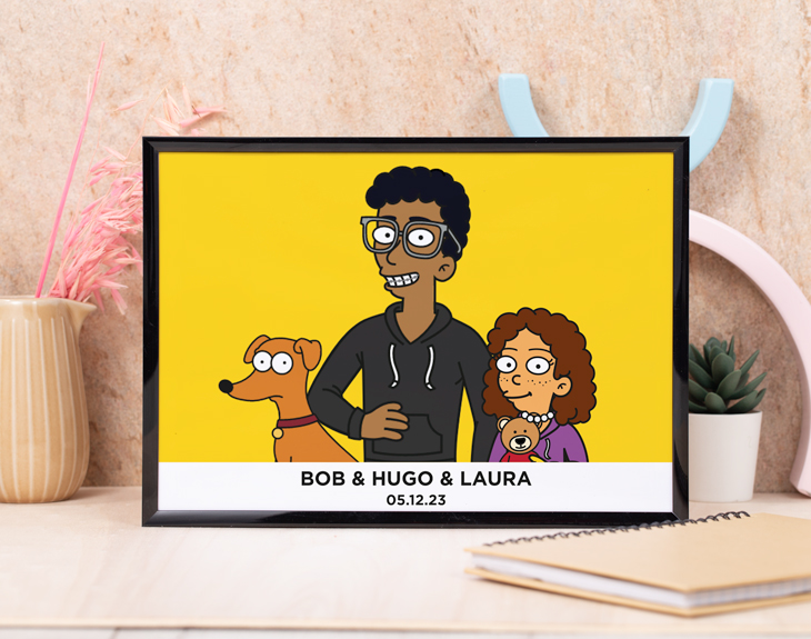Personalised print "Father Simpson Pop" - Made In Gift