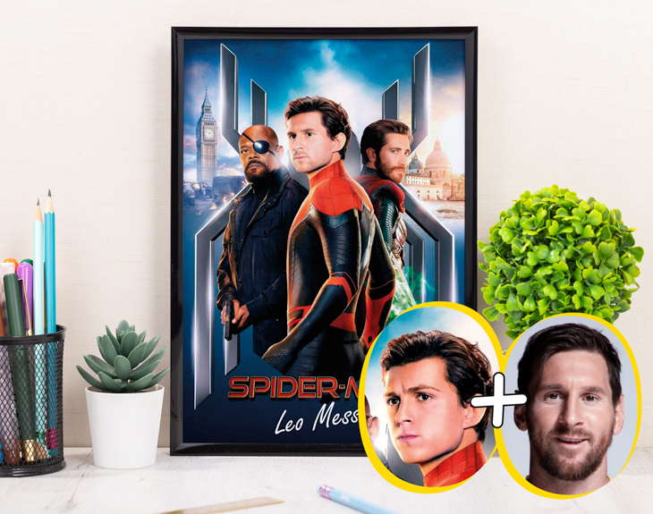 Spider-man print with your face - Made In Gift