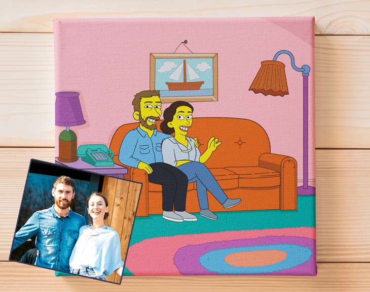 Digital illustration "Simpsons" - Made in Gift