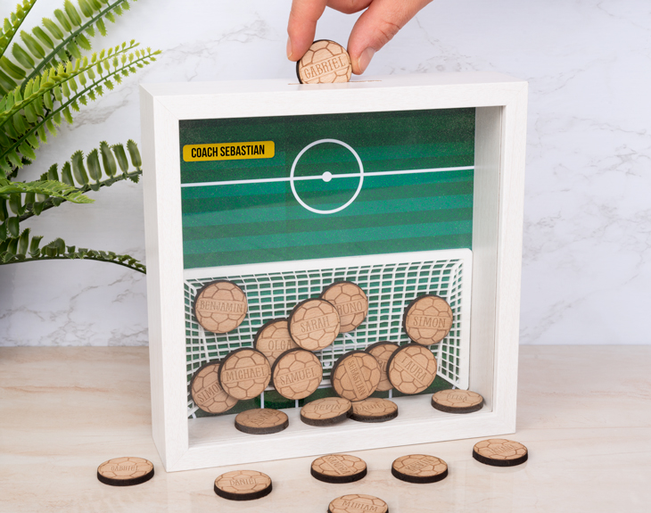 Wooden frame "Football field" - Made In Gift