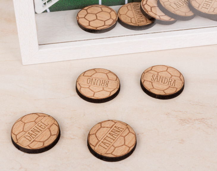 Wooden frame "Football field" - Made In Gift