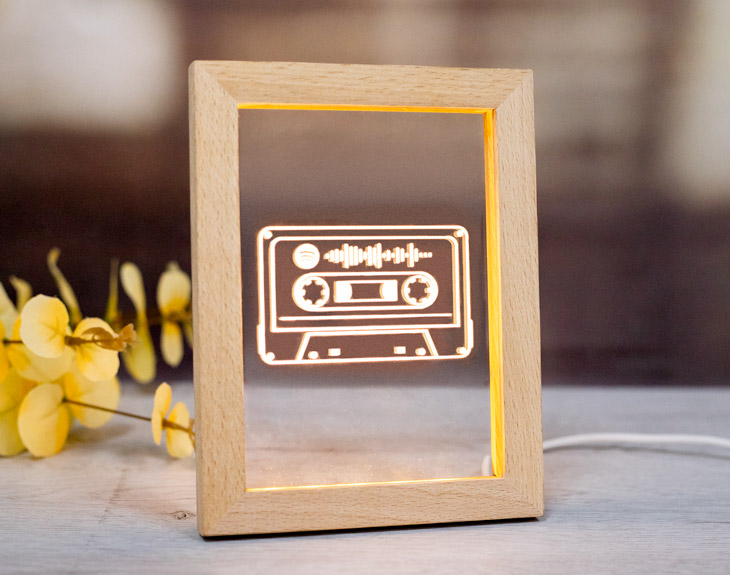 Marco Luminoso Código Spotify - Regalo Original