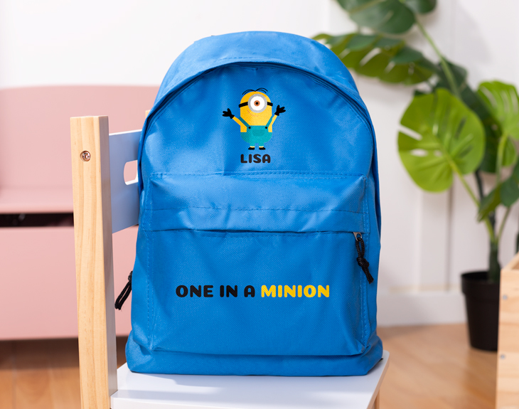 Mochila personalizada "One in a Minion" - Regalo Original