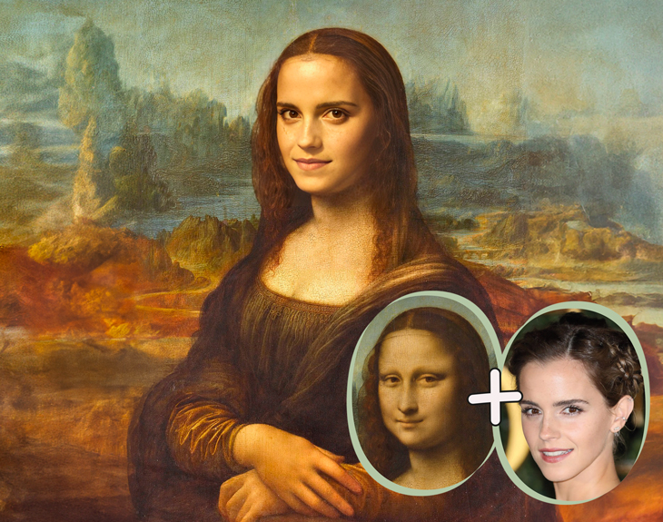 Mona Lisa print with your face - Made In Gift