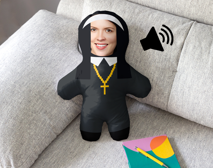 Muñeca de Monja con foto de cara - Regalo Original