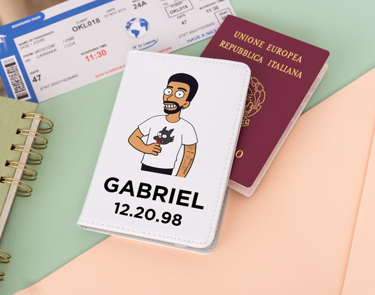 Etui na paszport „Rodzina Simpson” - Made In Gift