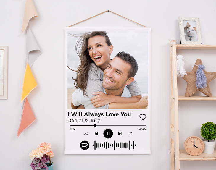 Canvas poster "Spotify Song" - Made In Gift