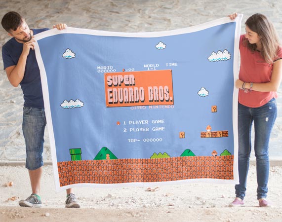 Manta "Super Mario" personalizada