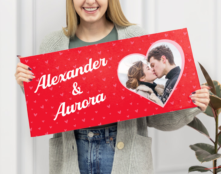 Tableta gigante con chocolates Milka "Corazón" personalizada - Regalo ...